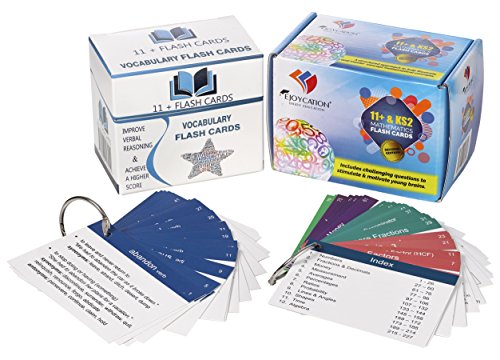 Combo Pack - "Eleven Plus: Vocabulary Flash Cards" and "11+ & KS2: Mat ...