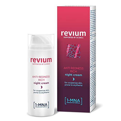 Revium Rosacea Anti-Redness Rich Night Cream for Coupreose Skin Prone ...