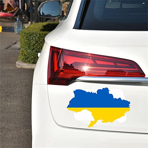 zmalqpti I Stand with Ukraine Sticker, Ukraine Flag Decal Sticker, Sup ...