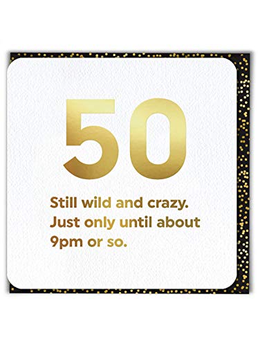 Brainbox Candy - Funny Silly Cheeky Happy Age 50th Birthday Card - '50 ...