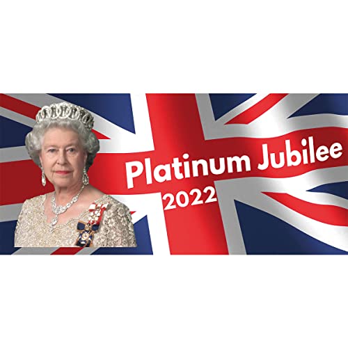 Queen Platinum Jubilee Banner Poster Party Decorations GB Union Jack 7 ...