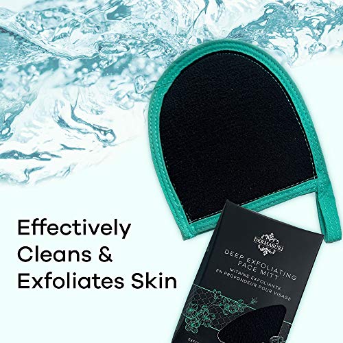 Dermasuri Deep Exfoliating Face Mitt Black FMIC – Yum Yum Mama