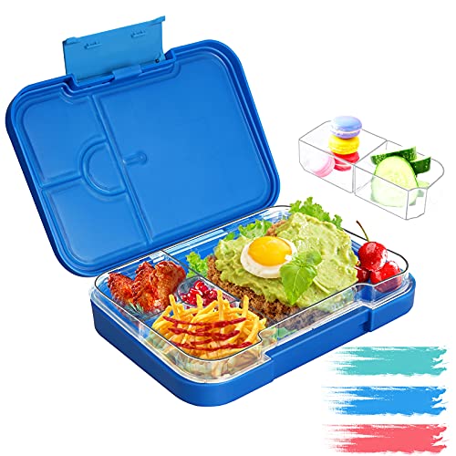 Braoses Lunch Box for Kids with Compartments, Bento Box with Variable ...