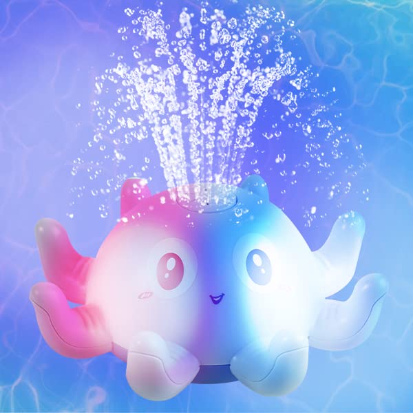 Baby Bath Toys, Electric Octopus Spray Swimming Pool Water Squirt Toy ...