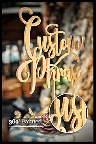 Personalized Cake Toppers for Wedding - Customize Your Own Wedding Cak ...