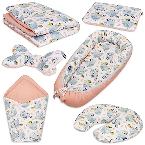Peti Bebe Baby 6in1 Set - Baby Nest + Baby Bedding + Bed Pillow + Trav ...