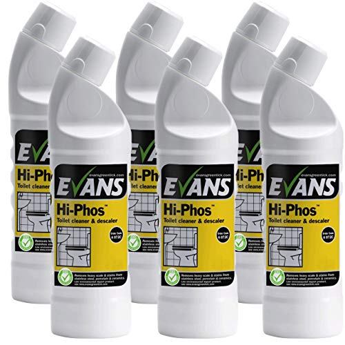 Bathroom cleaning acid 6 x Evans Hi-Phos High Active Concentrated Phos ...