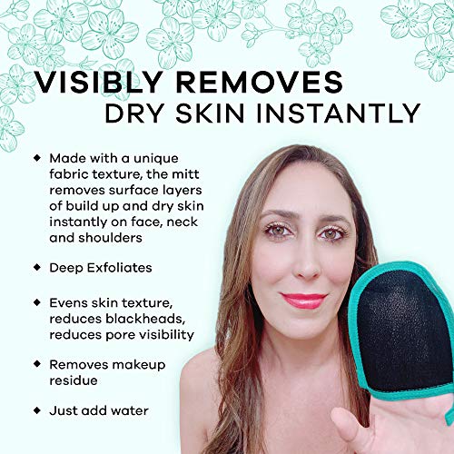 Dermasuri Deep Exfoliating Face Mitt Black FMIC – Yum Yum Mama
