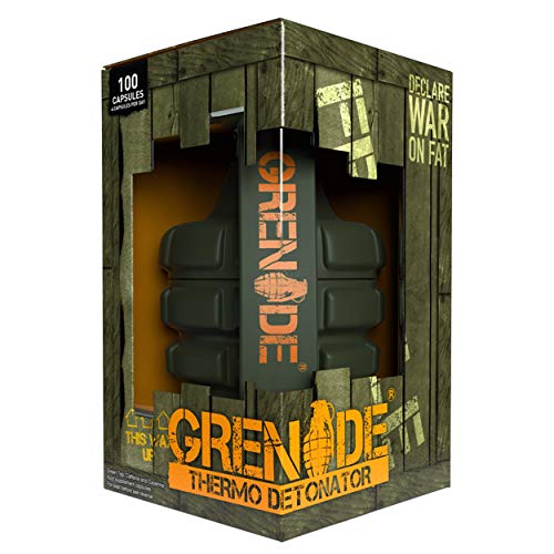 Grenade Thermo Detonator Weight Management Supplement, Tub of 100 Caps ...